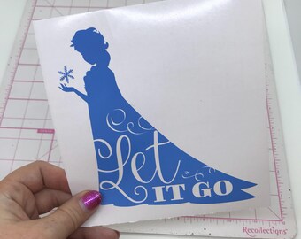 Elsa decal | Etsy