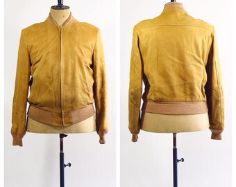 Vintage suede jacket | Etsy