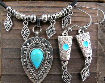 Turquoise jewelry | Etsy