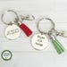 Alpha Chi Omega Key Chain Sorority Key Chain Tassel Key
