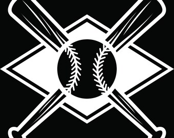 Baseball diamond svg | Etsy