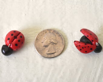 Clay ladybug | Etsy