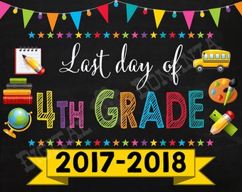 4th grade sign | Etsy