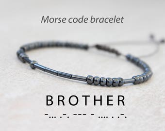 Brother bracelet | Etsy