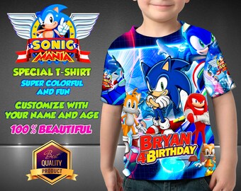Sonic shirt | Etsy