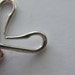 2 Fish and hook toggle clasps antique silver tone FS83