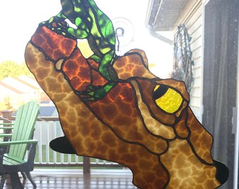 Stained glass frog | Etsy