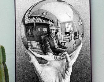 MC Escher Print Escher Art Three Spheres I