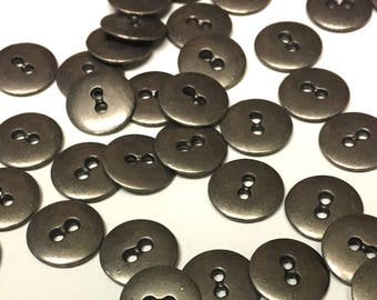 Silver buttons | Etsy