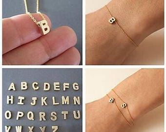 Alphabet bracelet | Etsy