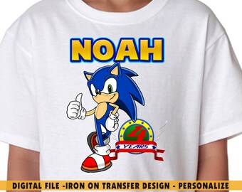 Sonic shirt | Etsy