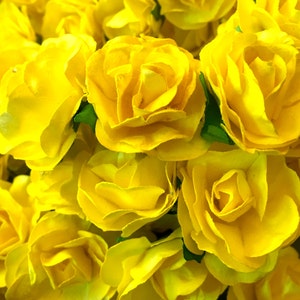 Yellow paper flowers | Etsy