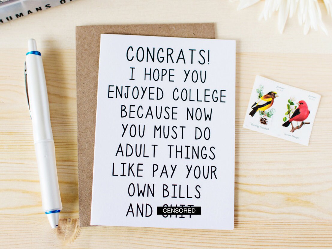 Funny College Graduation Card Funny Congrats Grad Card I funny-college-graduation-card-funny-congrats-grad-card-i