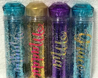 Glitter water bottle | Etsy