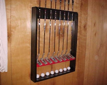 Golf club display | Etsy