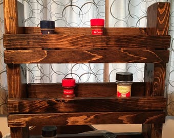Rustic spice rack | Etsy