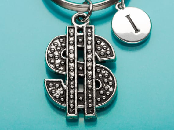 Dollar Sign Keychain Money Sign Key Ring Riches Charm Dough