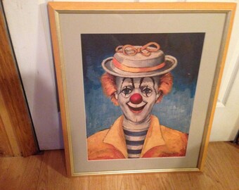 Clown portrait | Etsy