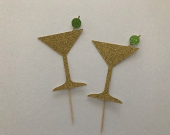 Glass cake topper | Etsy