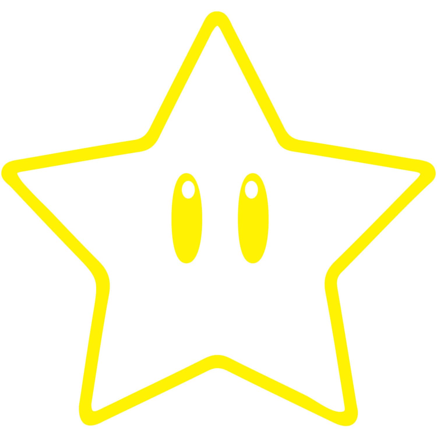 Printable Mario Star