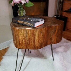 Tree stump table | Etsy