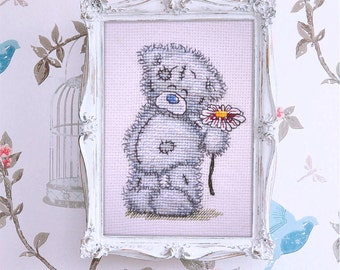 Teddy cross stitch | Etsy
