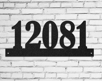 House number sign | Etsy