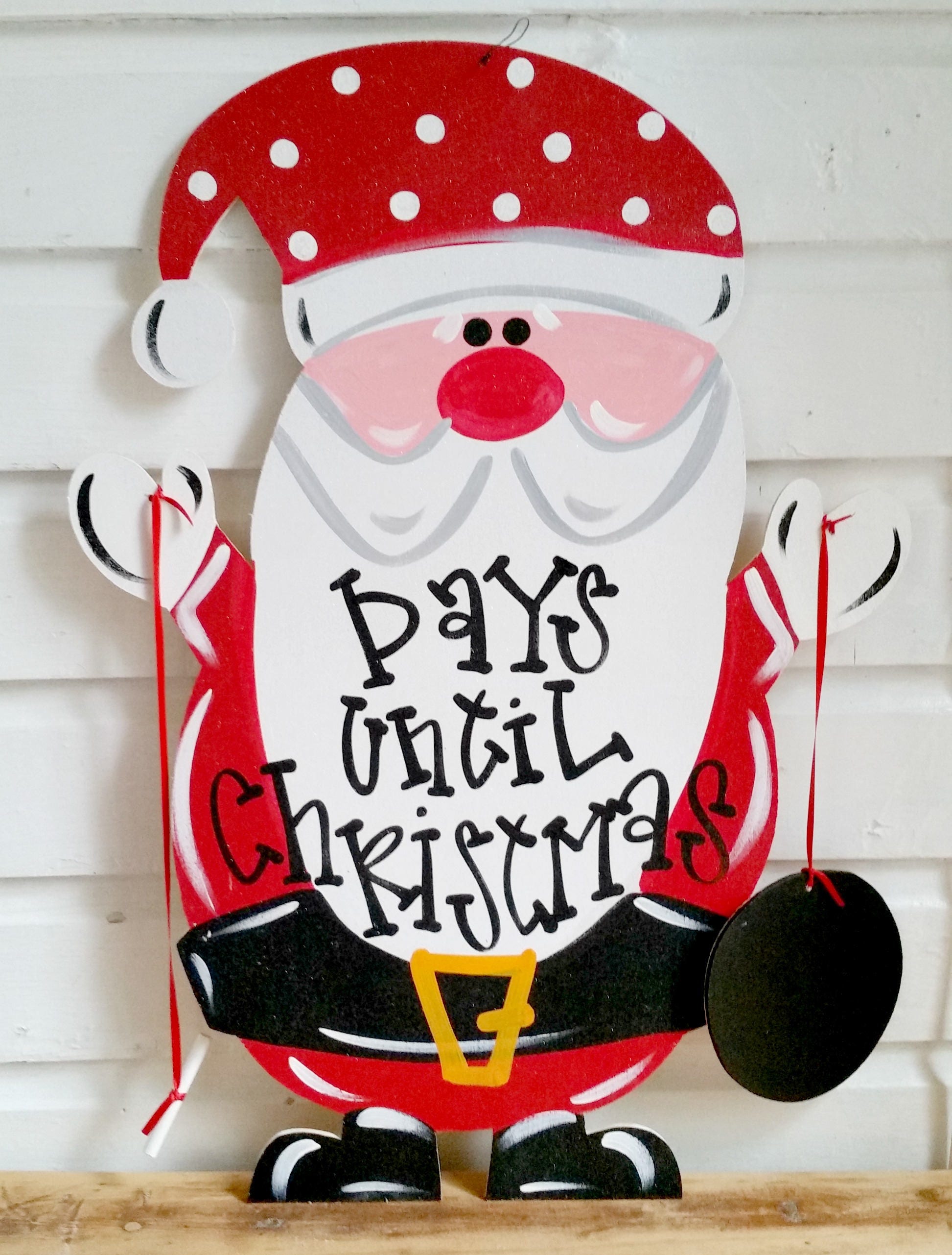 Santa Advent Calendar Days Till Christmas Christmas