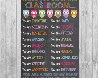 Teacher poster | Etsy