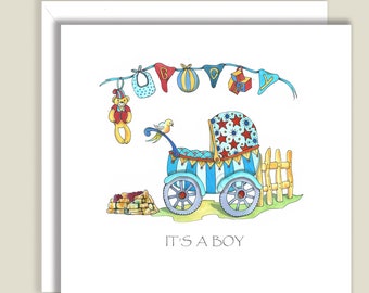 Its a boy card | Etsy