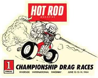 Hot rod pin up | Etsy