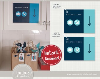 Baggage claim sign | Etsy