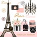 Paris Clip Art / Paris Theme Clip Art / Eiffel Tower Clip Art