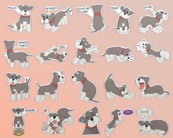 Miniature schnauzer | Etsy