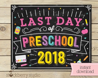 Preschool sign | Etsy