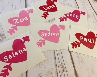 Heart decal | Etsy