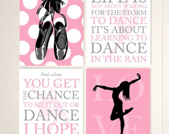 Dancers Art Print Modern dance Poster Ballet Dance Art