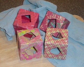 TINY Treasures Paper Origami Cranes Butterflies and Peacocks