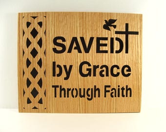 By Grace Through Faith Print / Ephesians 2:8 / Saved By Grace