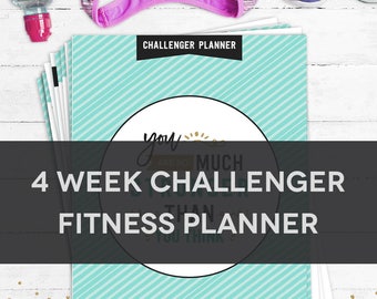 Printable Fitness Planner Nutrition Tracker Bundle Weight