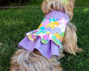 Girl dog clothes | Etsy