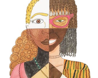 Melanin artwork | Etsy