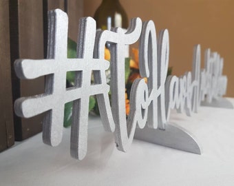 Custom hashtag sign | Etsy