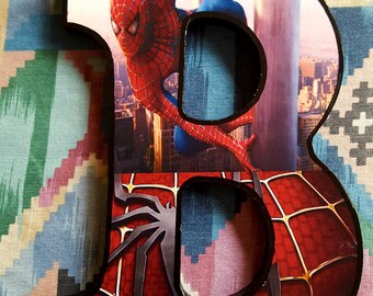 Spiderman letters | Etsy