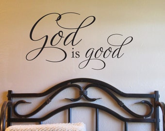 Vinyl Wall Art Decal God bless our home