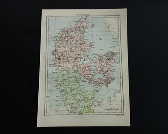 Map Of Denmark From The 1500s 093 Ancient Old World Copenhagen
