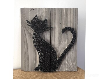 Cat string art | Etsy