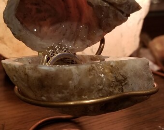 Geode ring box | Etsy