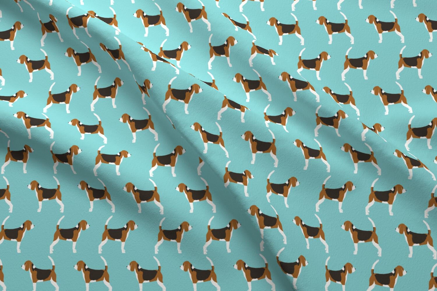 Beagle Fabric Beagles Pet Dog Dogs Beagle Pets Blue Classic