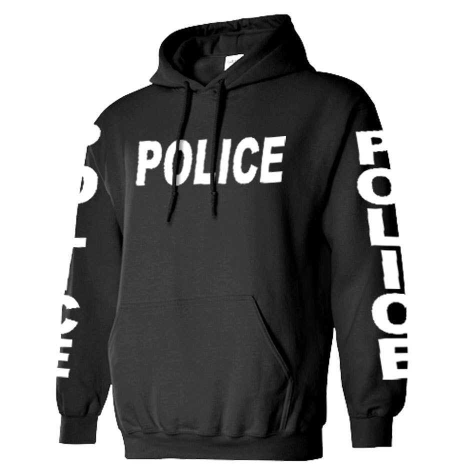 POLICE Sheriff Hoodie hooded sweatshirt sweat shirt jumper